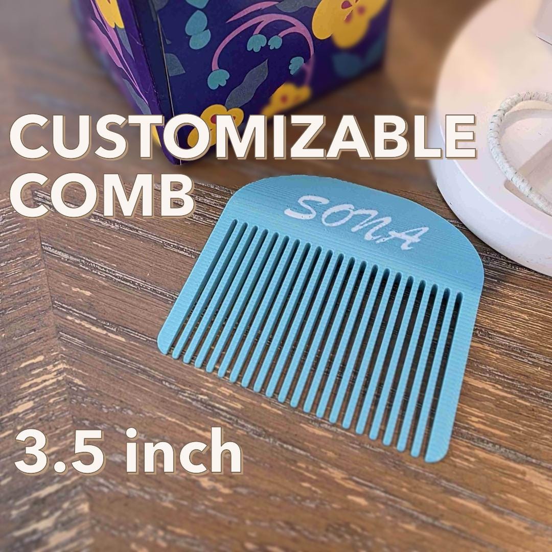 Personalized Comb 3D Printed - Etsy