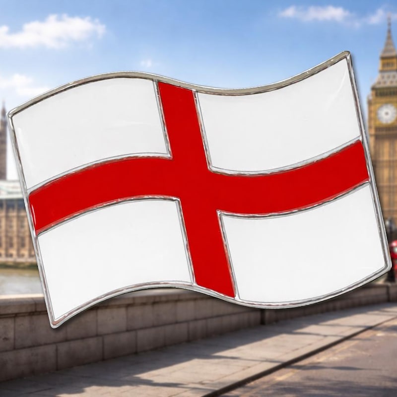 St George Flag Pin - Etsy UK