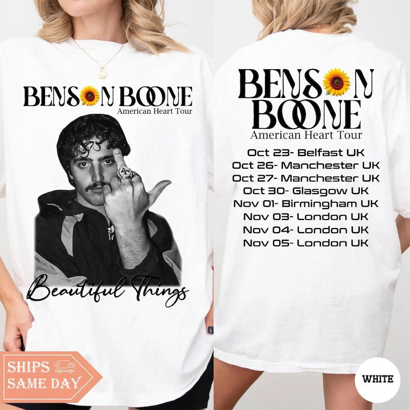 Benson Boone Merch - Etsy UK