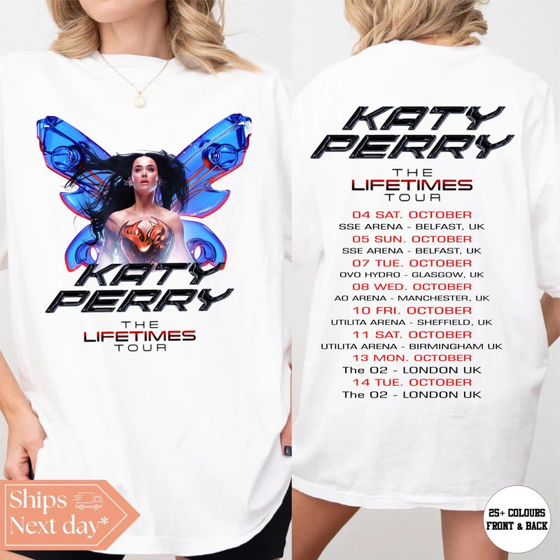 Katy Perry Tshirt Tour - Etsy UK
