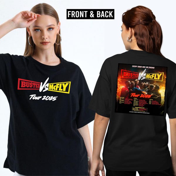 Busted Vs Mcfly Merch - Etsy UK