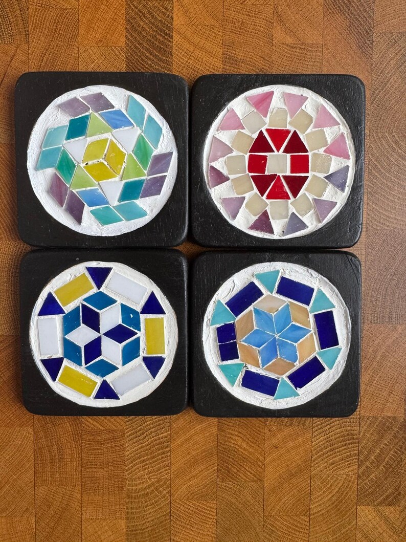 Mosaic Kit Diy Coaster Kit for Adults Home Decor Coaster Home Hobby ...