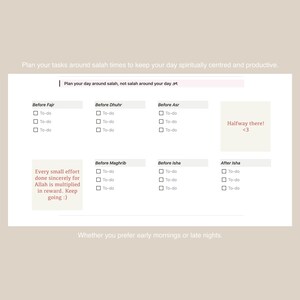 Notion Template for Muslimahs, To-do List, Islamic Planner, Qur'an ...