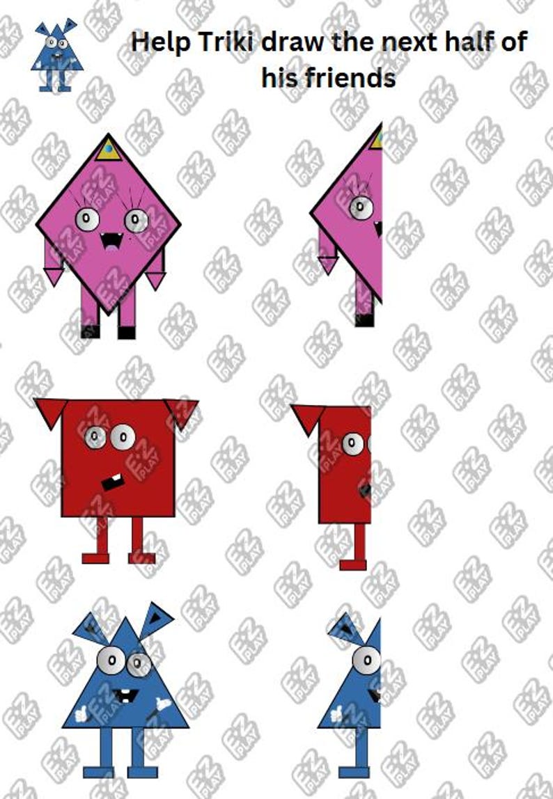 Triki’s Galaxy of Shapes – Mazes, Coloring, Boardgame Video Game and ...