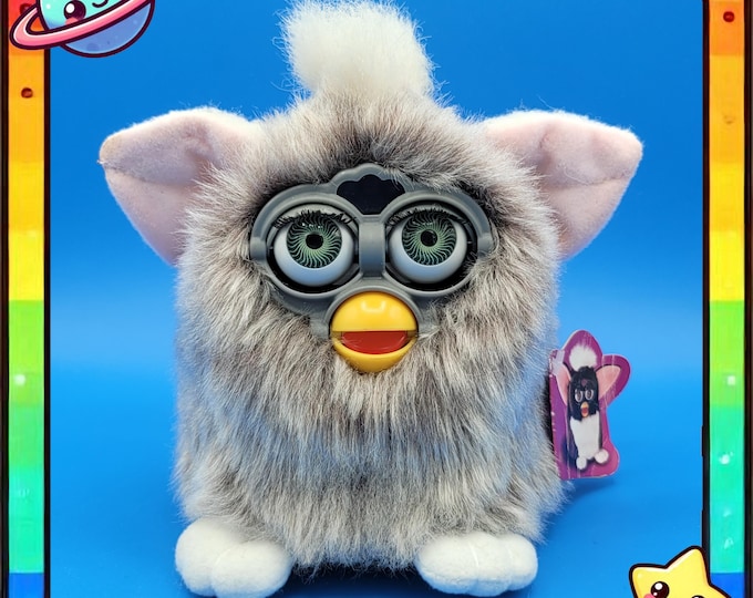 Rare Owl Original Working 1998 Furby - Gen 2 Retro Adult Grey Fluffy ...
