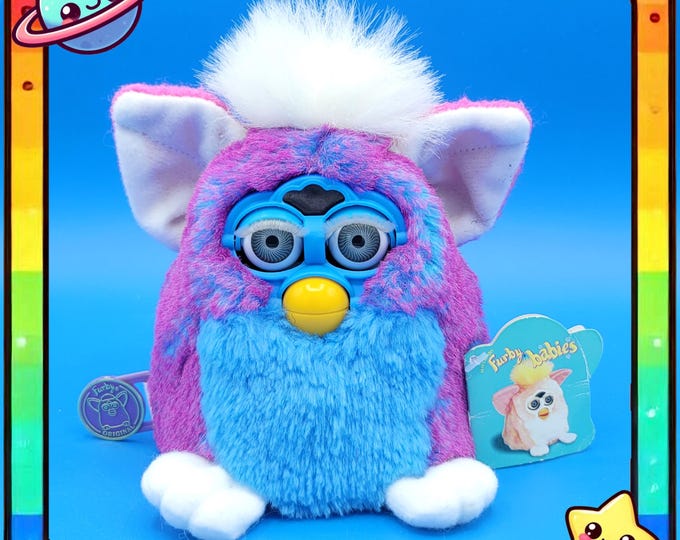 Vintage 1990s Furby Baby Blue Color Change 1999 English Speaking ...