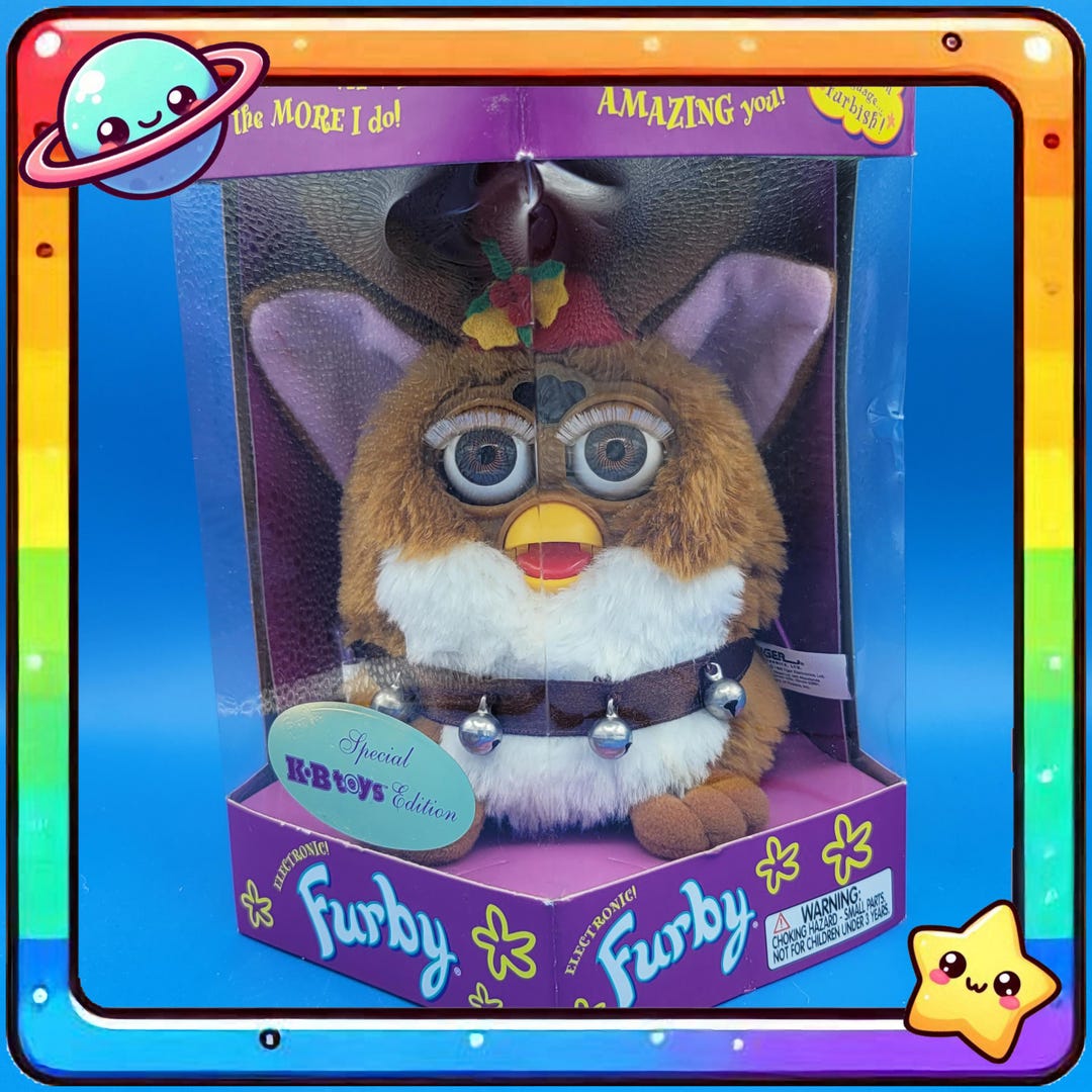 Furby Sealed in Box 1999 Reindeer Furby Christmas Edition for Furby ...