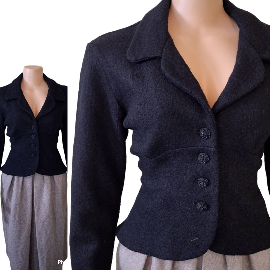 Vintage 90's Does 50's Zoe California Wool Jacket / Large - Etsy