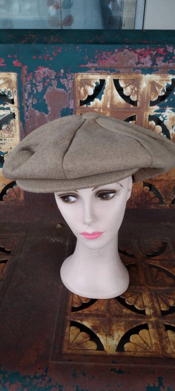 Vintage 1920's inspired Top Pro baker boy hat / news … - Gem