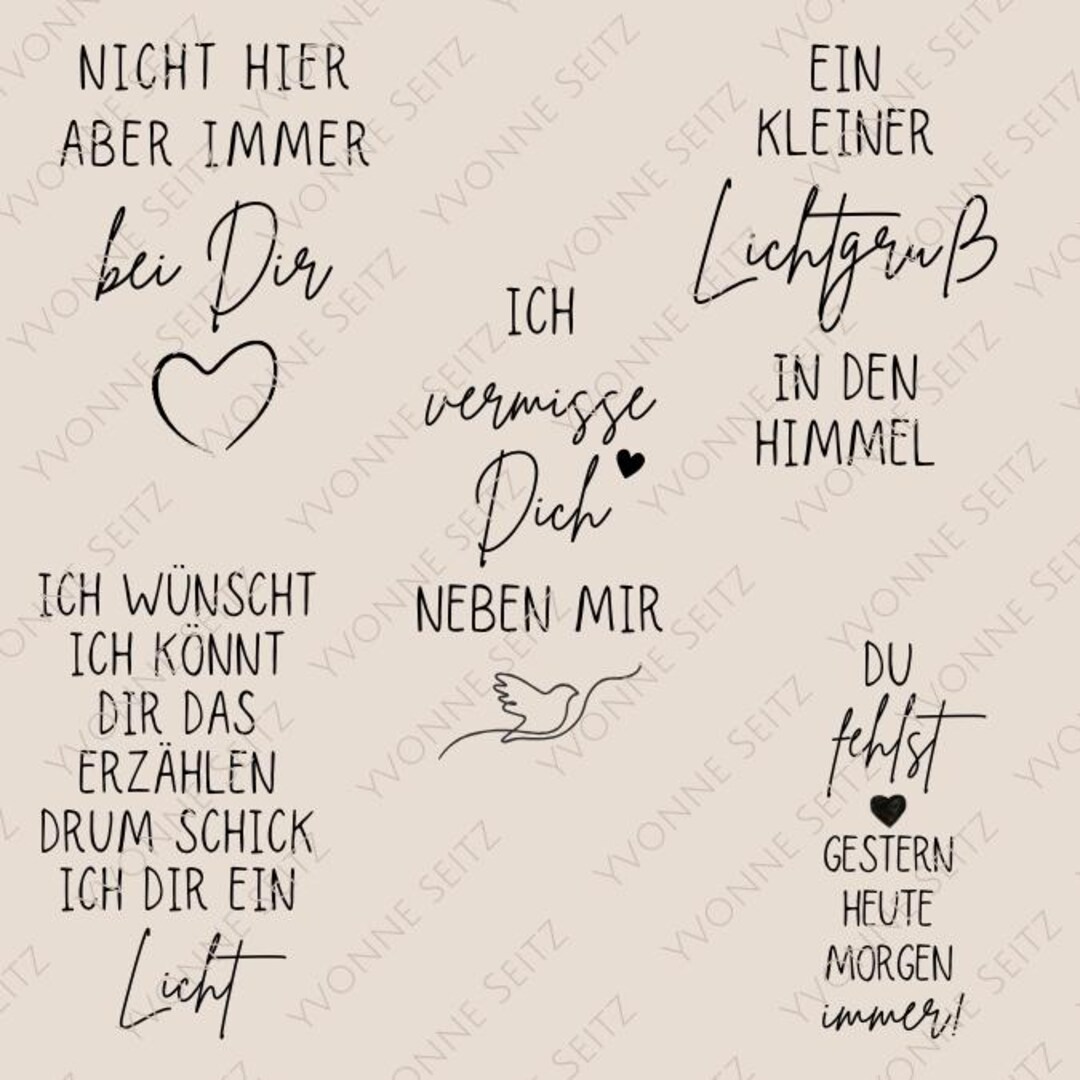 SVG Laser Datei Gravur Trauer Beerdigung Beileid Du fehlst Lichtgruß in den Himmel Laserdatei ...