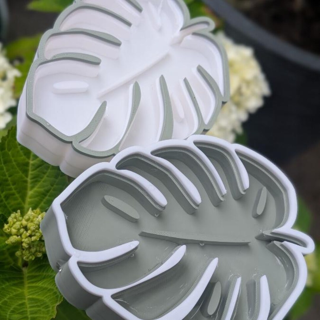 STL 3D Print File Insect Waterer Monstera Leaf for 8 Mm & 10 Mm Rods ...