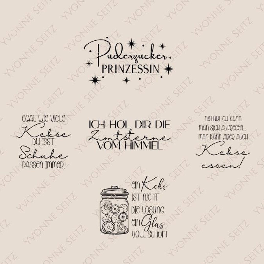 SVG Laser File Engraving for Cookie Jars Cookies Biscuits Icing Sugar ...