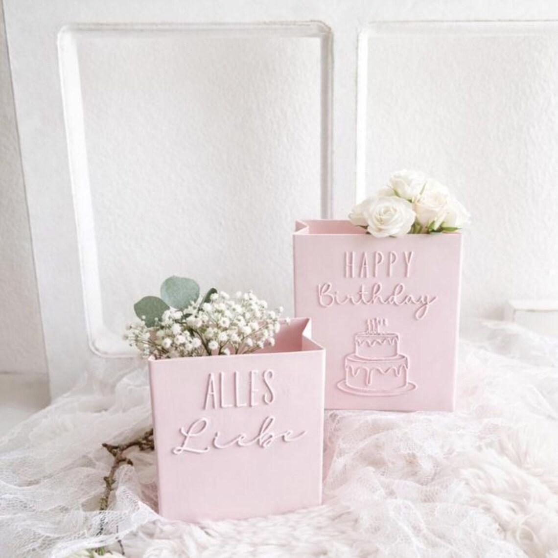 STL 3D Print File, 5 Designs: Light-up Bag, Birthday Gift Bag ...