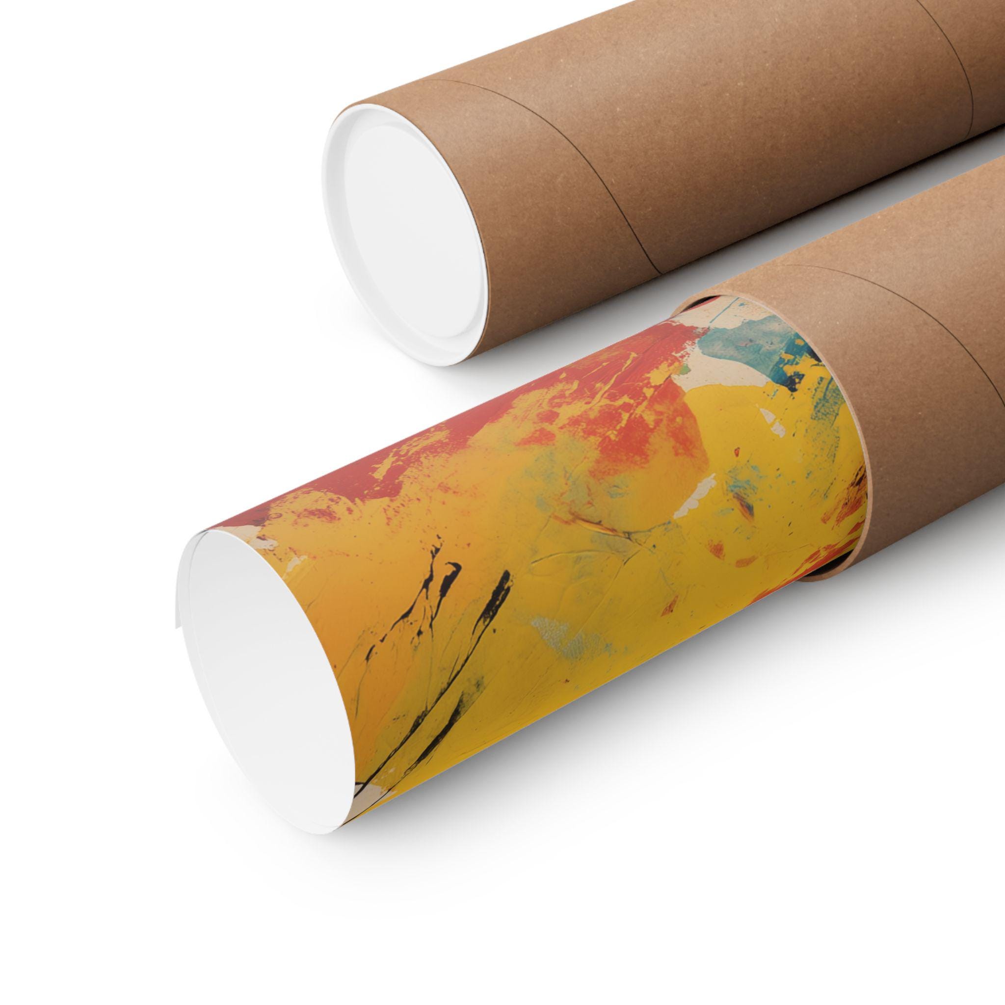 Abstract Color Splash Poster | Vibrant Paint Splash Vertical Art Print ...