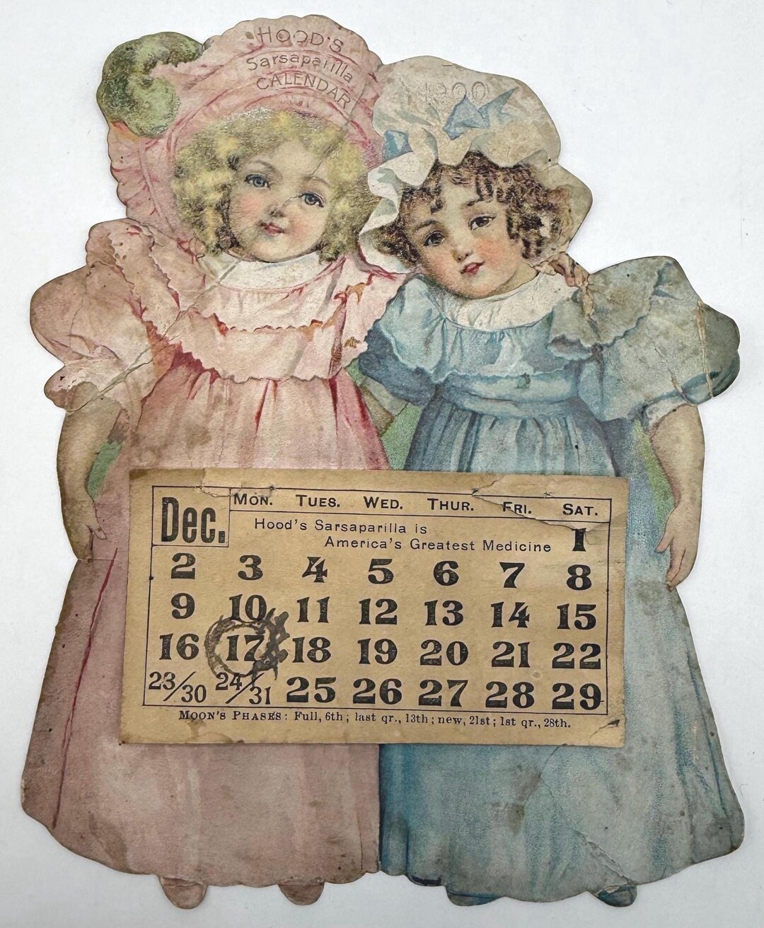 1900 Hood's Sarsaparilla Calendar Advertising - Etsy