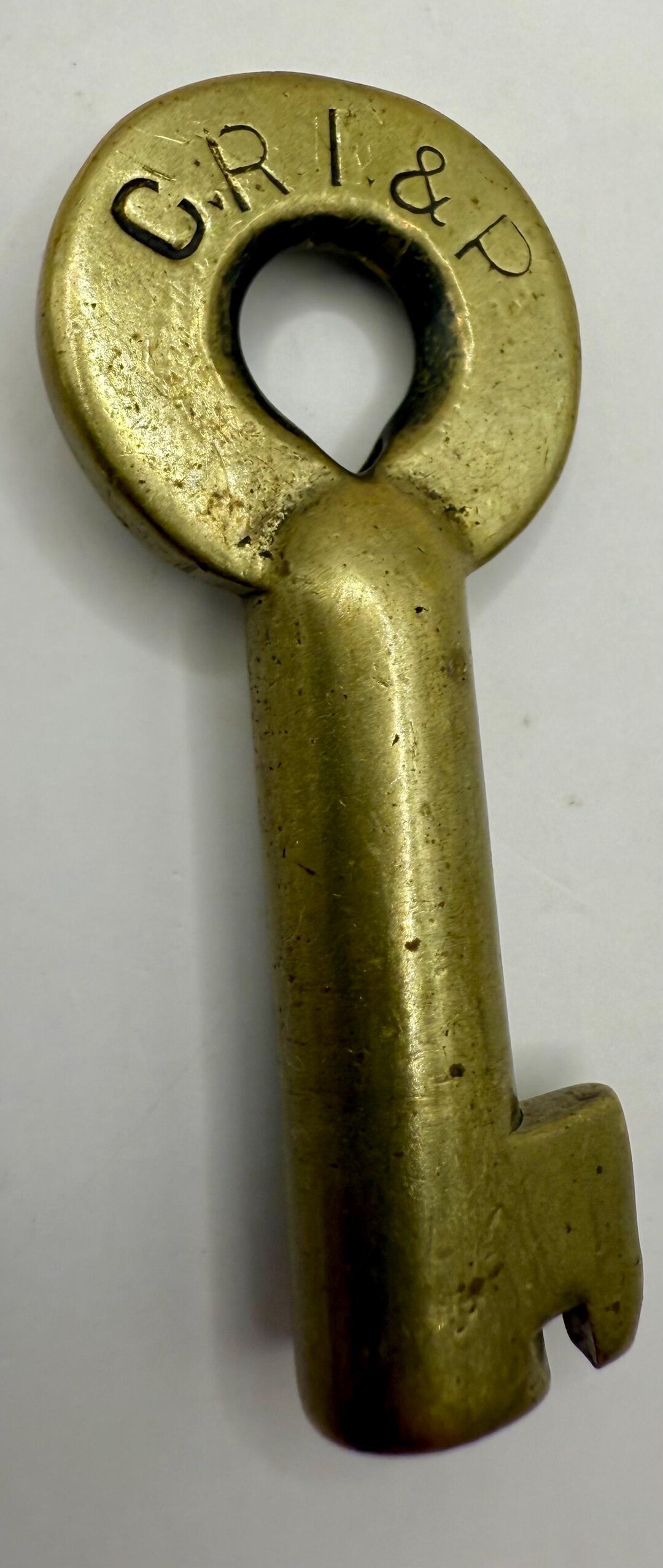 Chicago Rock Island Rail Road Brass Adlake Lock Key Only - Etsy