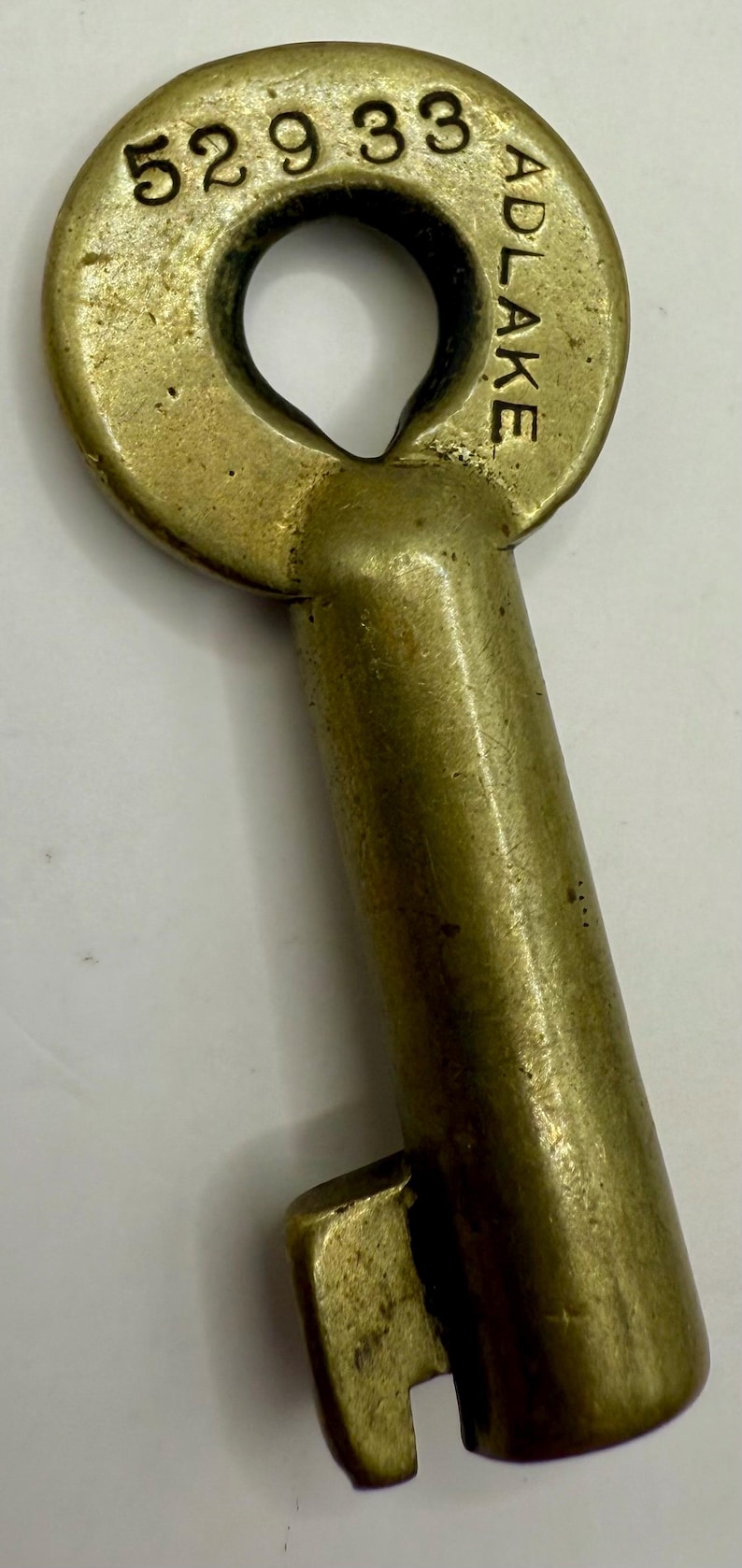 Chicago Rock Island Rail Road Brass Adlake Lock Key Only - Etsy