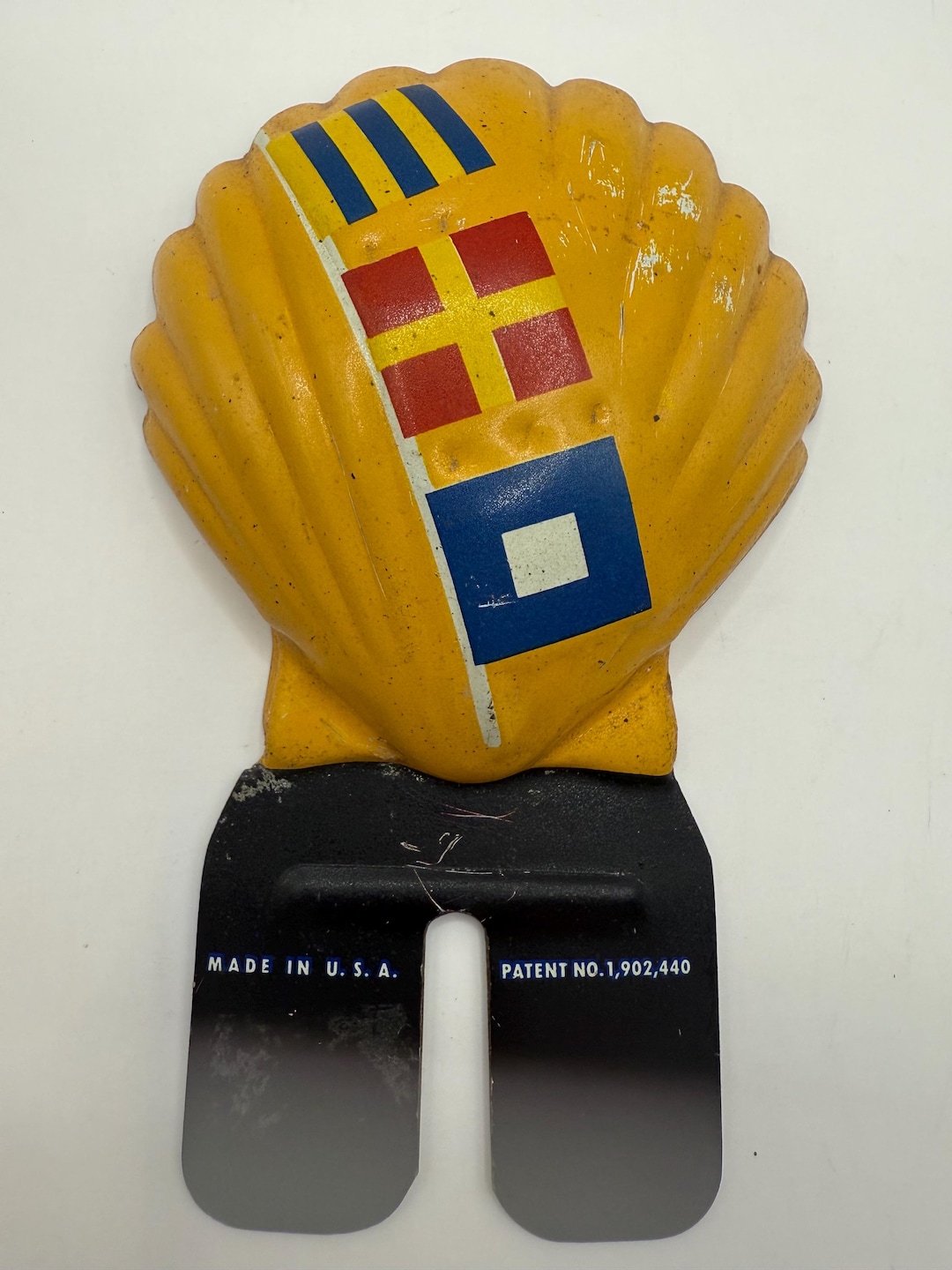 Vintage Shell Motor Oil License Plate Topper - Etsy