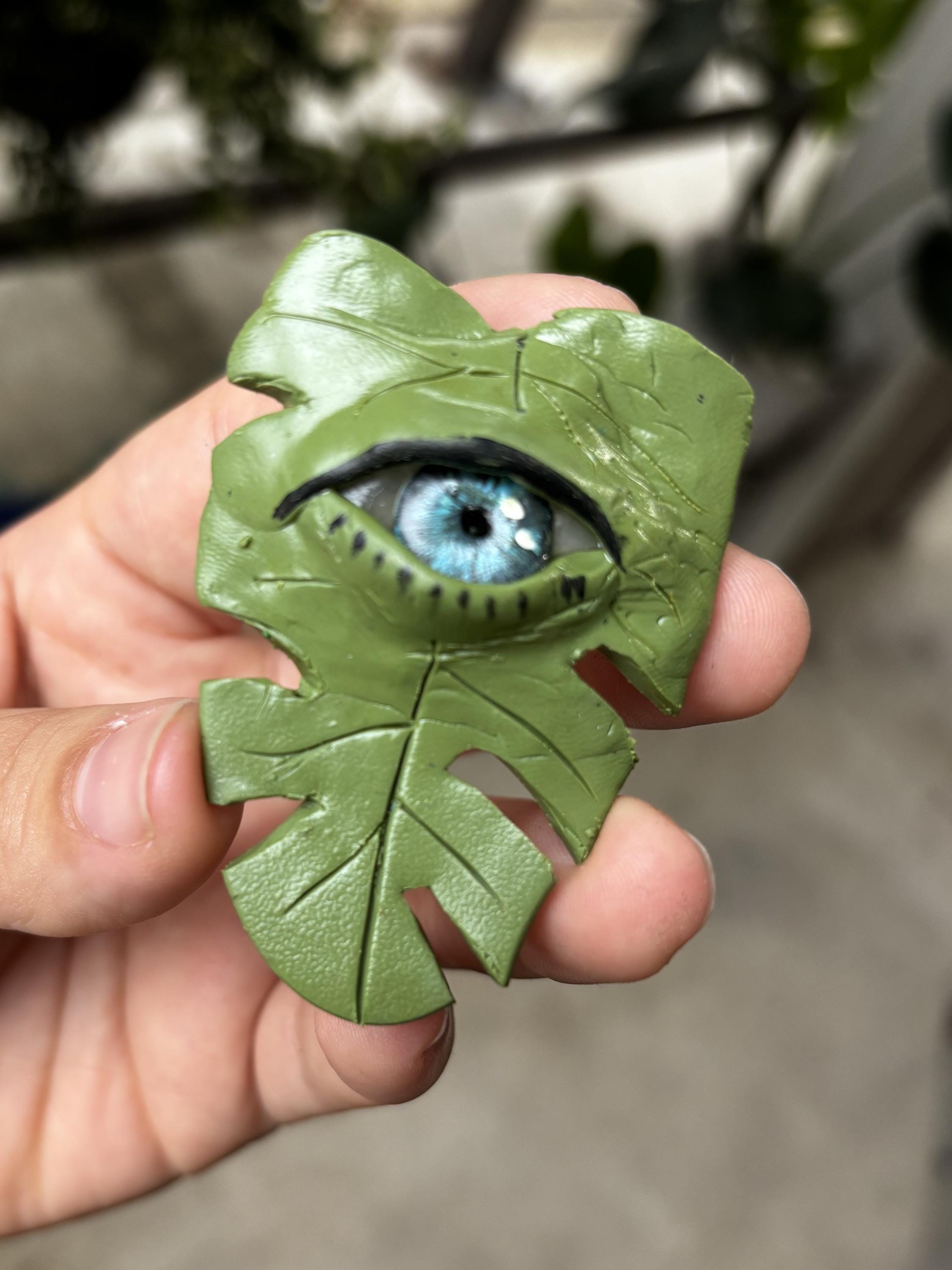 Third Eye Philodendron - Polymer Clay Magnet - Etsy