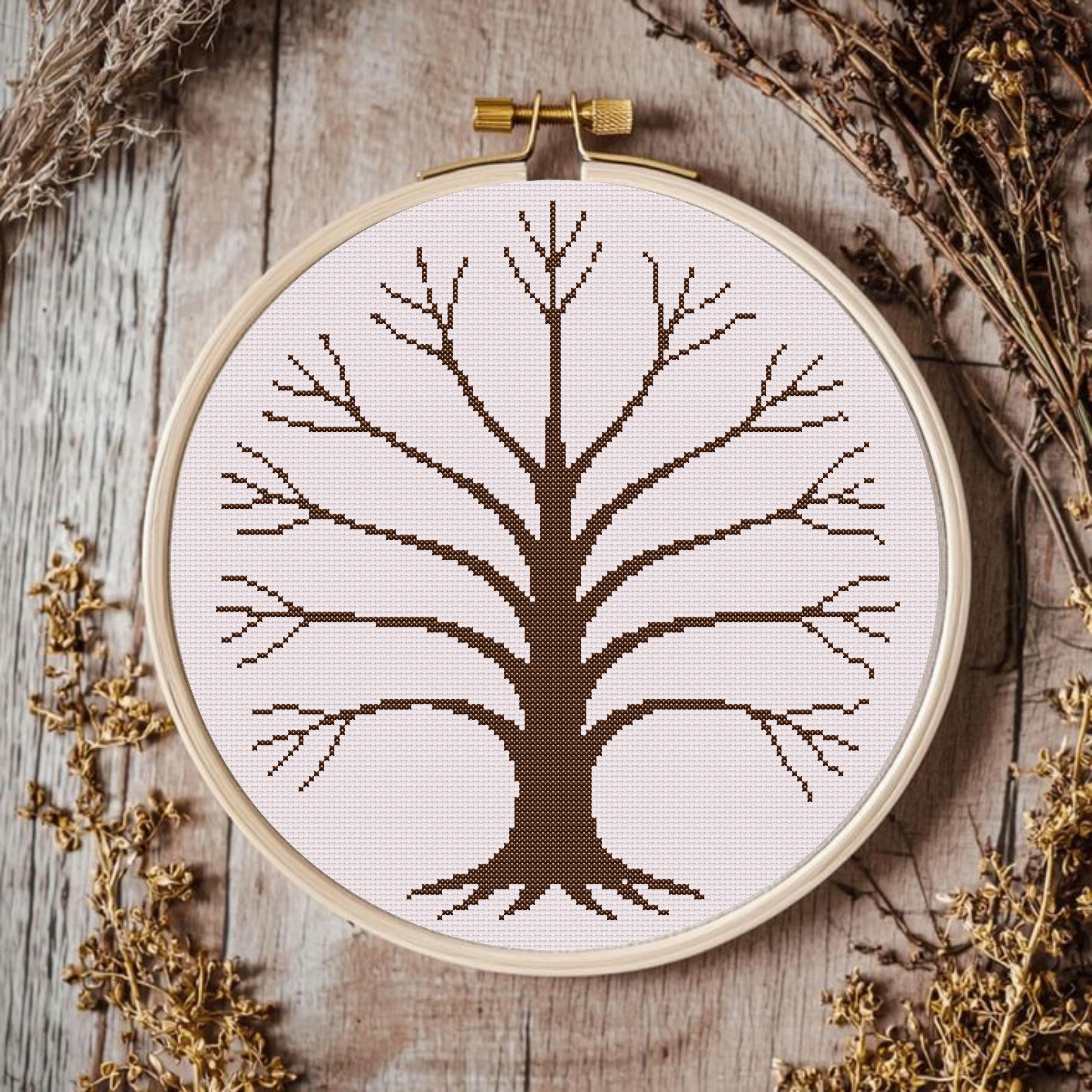 Temperature Tree Cross Stitch Pattern PDF, 365 Days Temperature Chart ...