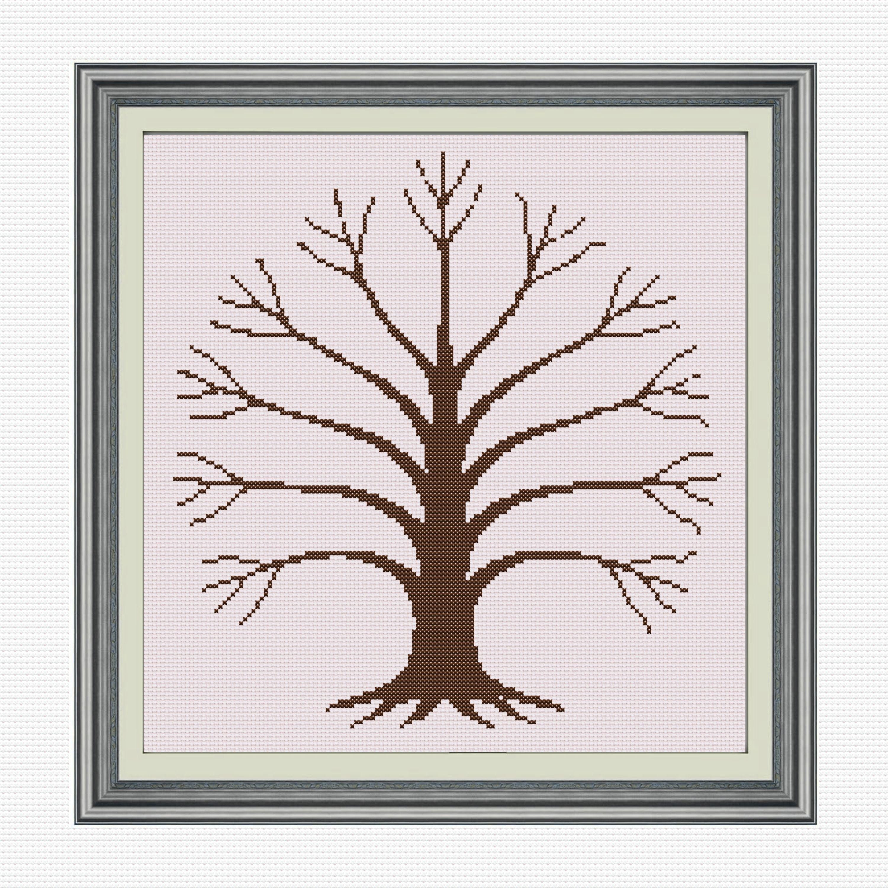 Temperature Tree Cross Stitch Pattern PDF, 365 Days Temperature Chart ...