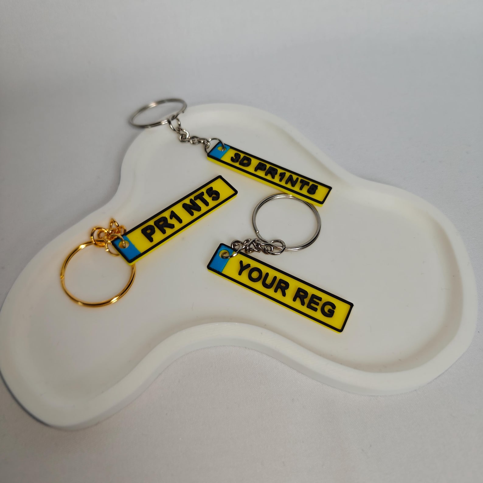 Personalized Number Plate Keyring: Custom Car Reg Keychain - Etsy