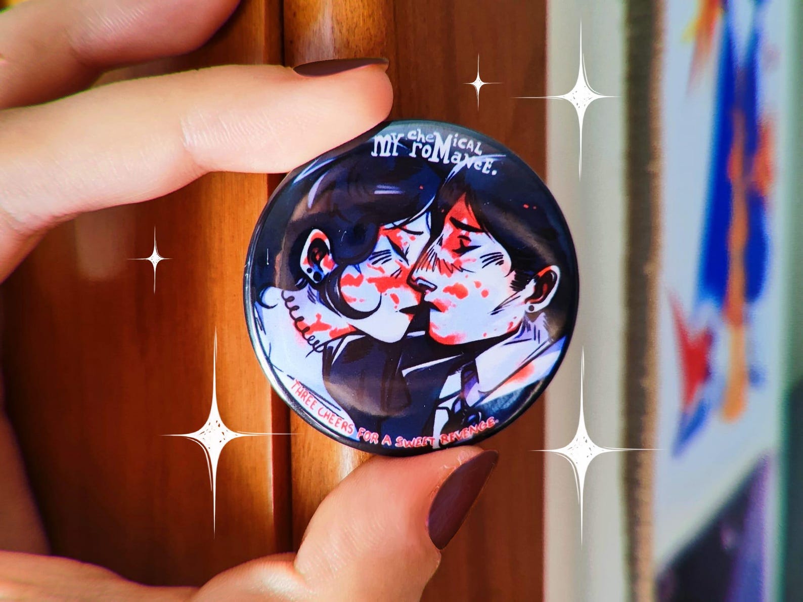 MCR Three Cheers for A Sweet Revenge Pin Ll My Chemical Romance Merch ...