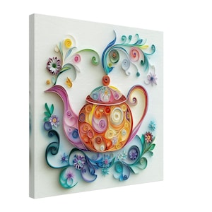 Quilled Teapot - Etsy