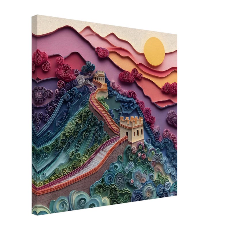 Quilling Wall Art Asian - Etsy