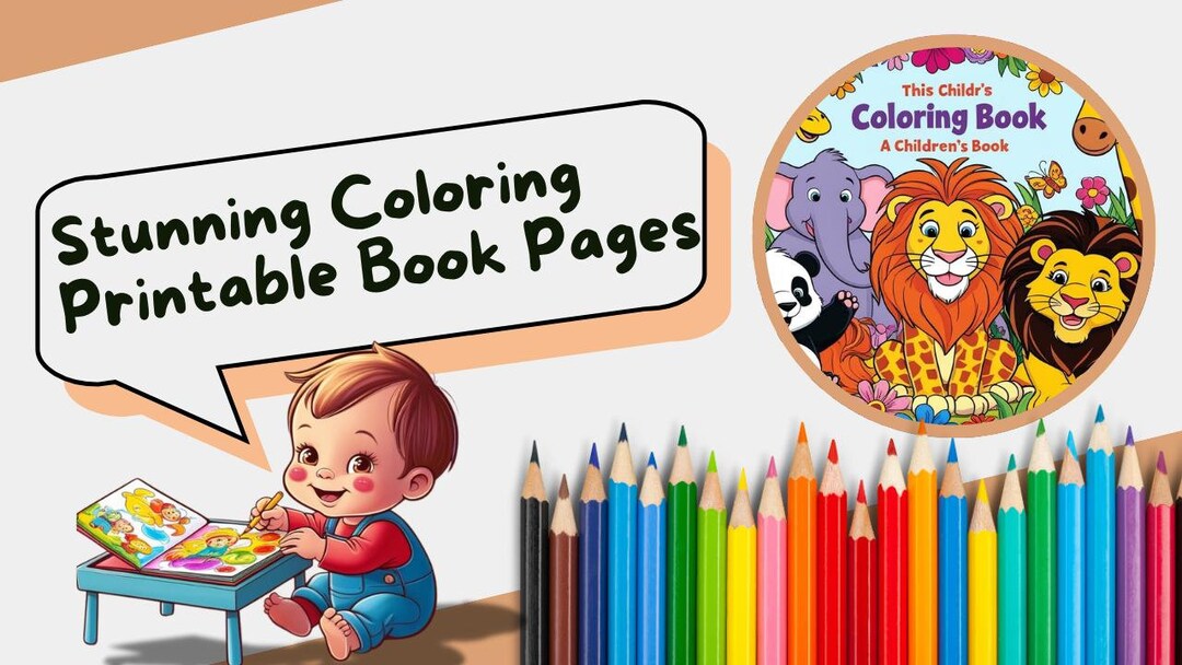 Fun and Learn: A Coloring Adventure for Kids! - Etsy