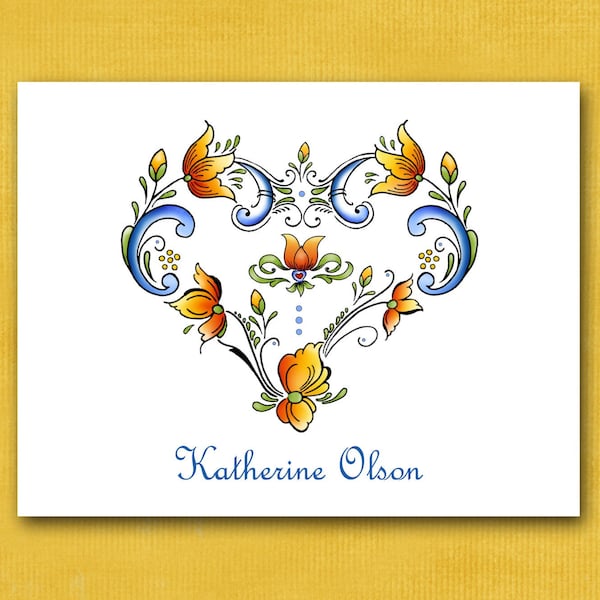 Norwegian Rosemaling - Etsy