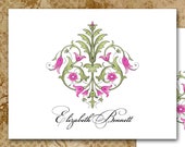 Victorian Note Cards Personalized Stationery Horizontal or - Etsy