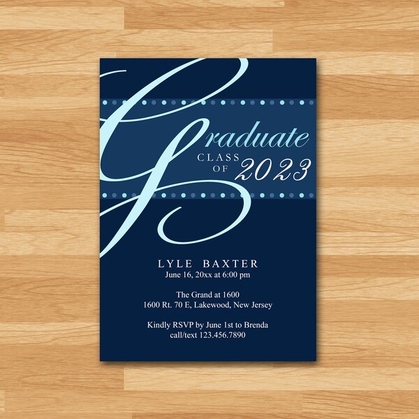 Traditional High School Graduation Announcements - Etsy
