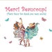 Fancy Nancy Thank You Cards / Merci Beaucoup / Set of 10 Cards - Etsy