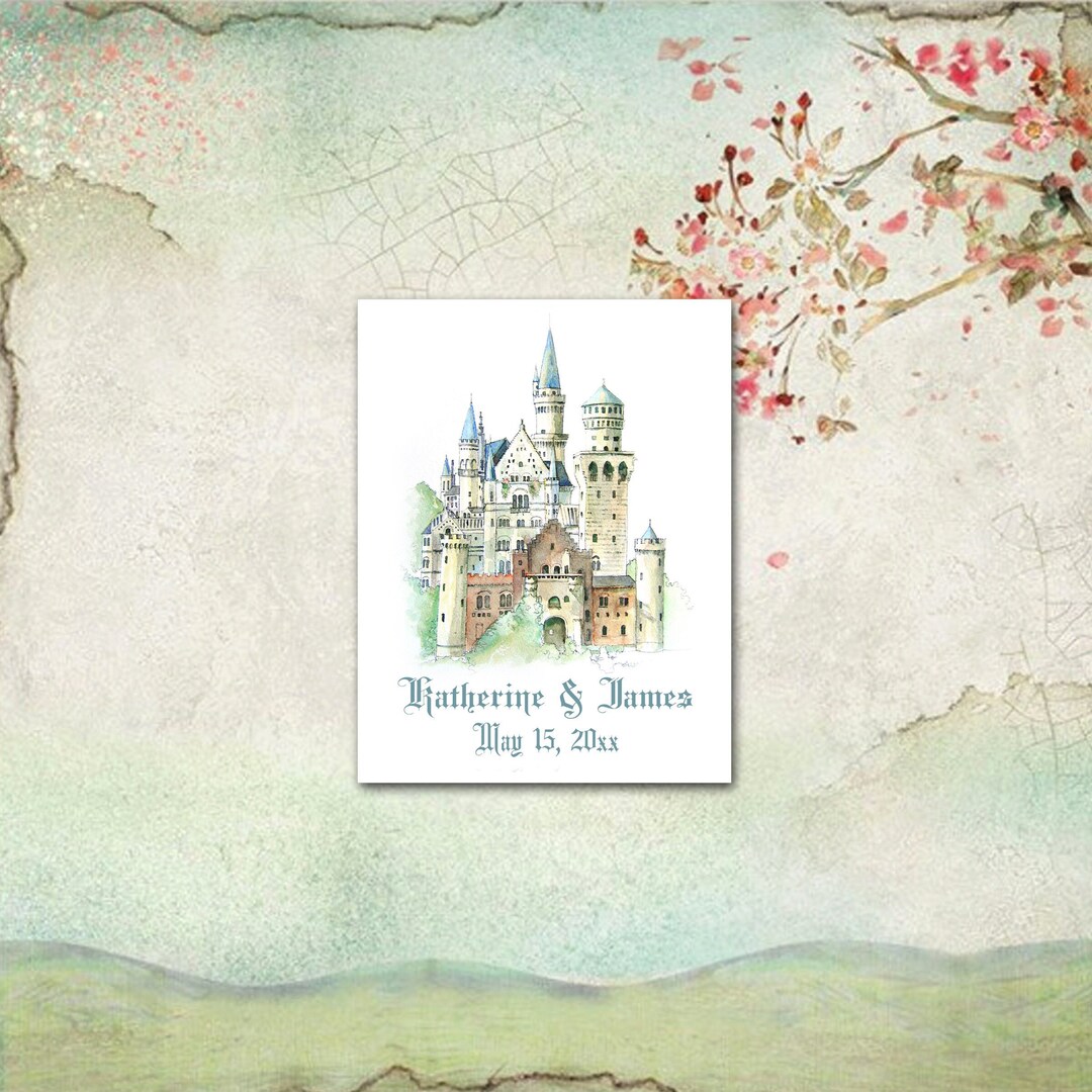 Castle Note Cards, Fairy Tale Wedding, Renaissance, Medieval, Gothic ...