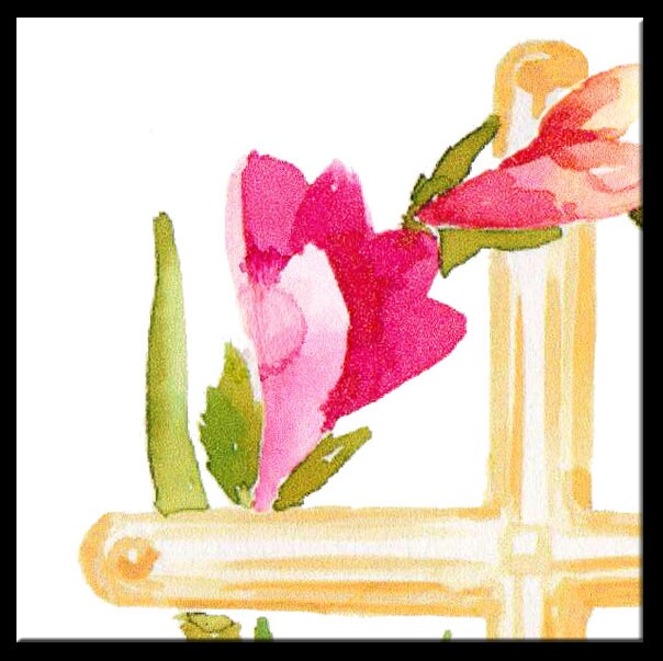 Cross Note Cards / Pink Flowers Gold Cross / Set of 10 / | Etsy
