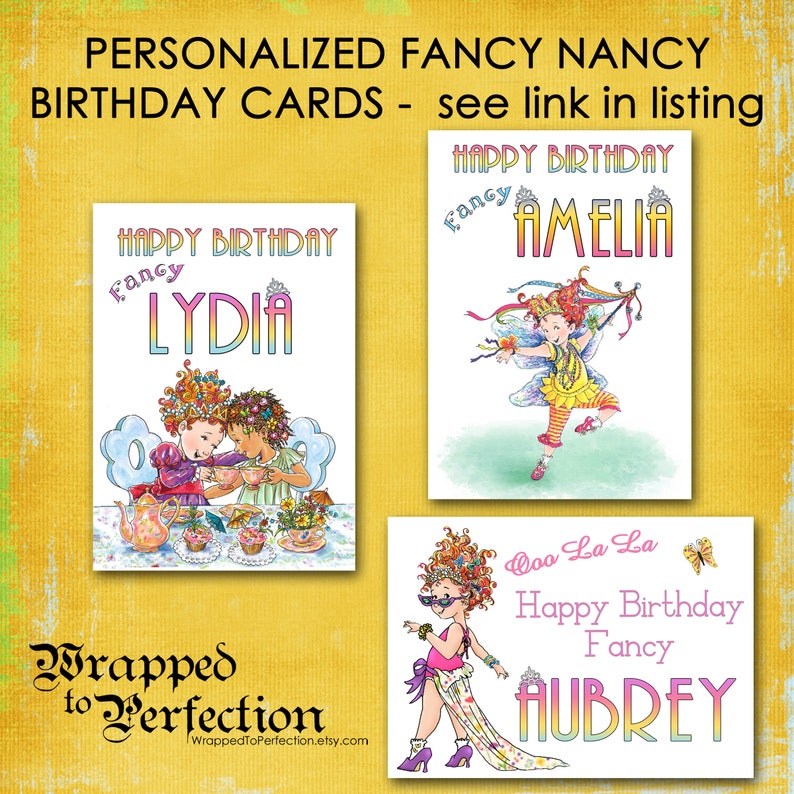 Fancy Nancy Spa Birthday Invitation: Fuchsia & Green (digital PDF ...