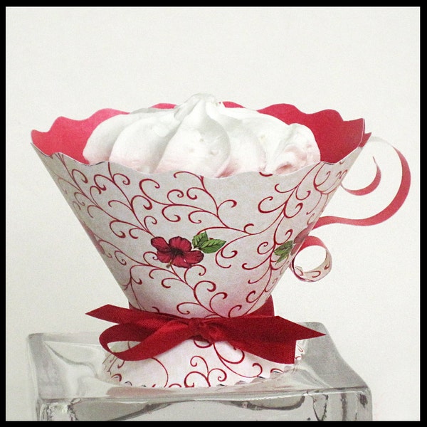 Red Tea Cups - Etsy