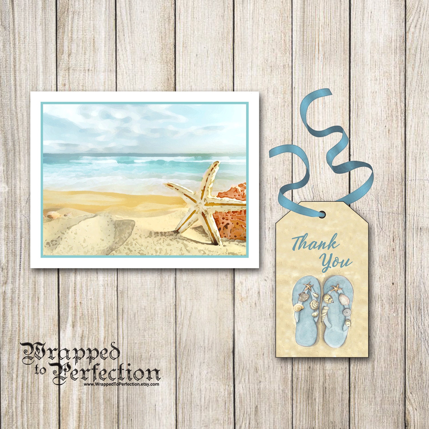 Flip Flop Note Cards / Flip Flop Stationery / Personalized / - Etsy