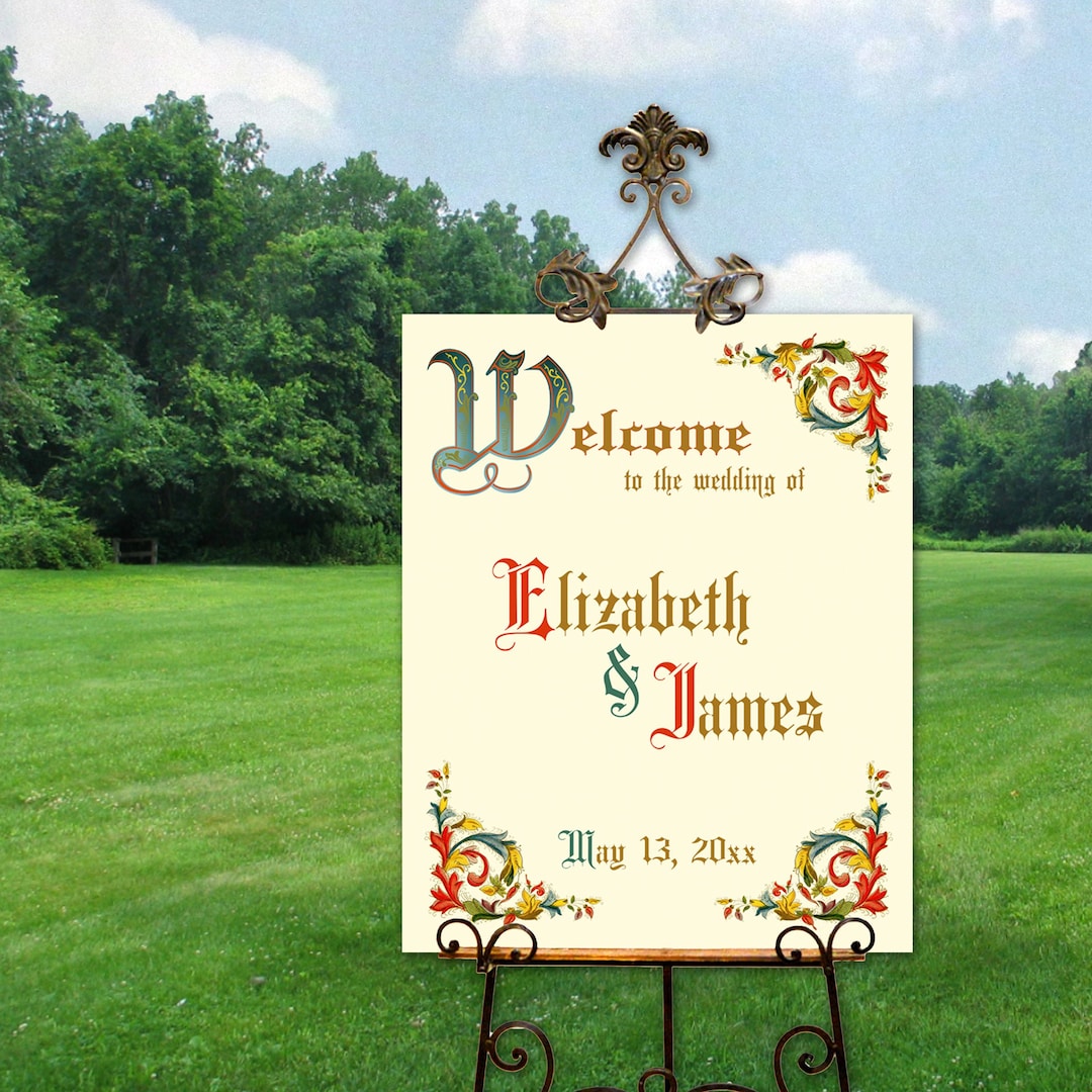Welcome Sign / Wedding, Engagement, Bridal Shower, Birthday ...