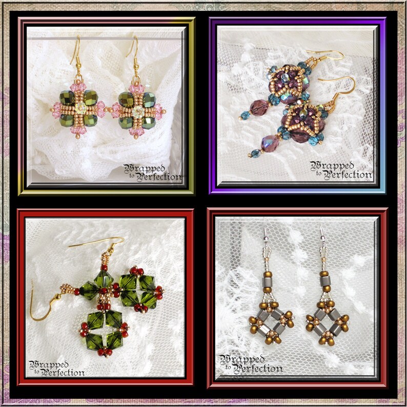 Medici Collection Crystal Earrings Tutorial / Immediate - Etsy