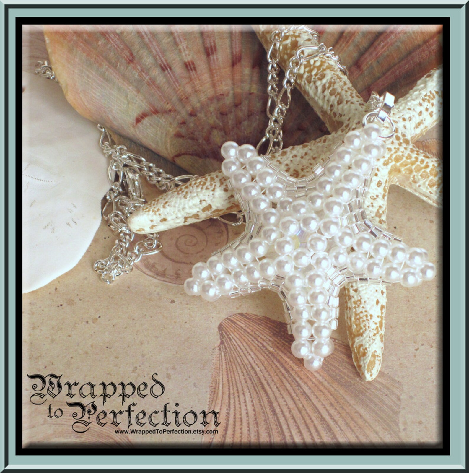 Starfish Pendant Tutorial / Beaded Bead / Seed Bead Starfish / - Etsy