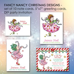 Fancy Nancy Thank You Cards With Teapot Stickers / 10 Cards / Birthday ...