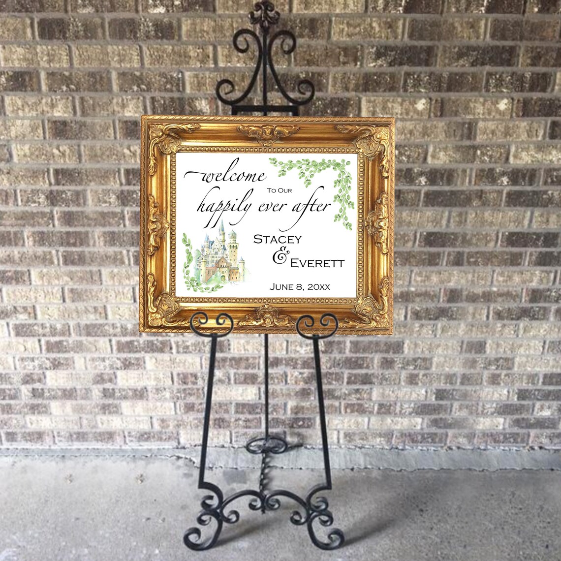 Welcome Sign / Castle Fairy Tale Wedding Shower Birthday - Etsy