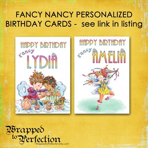 Fancy Nancy Thank You Cards / Merci Beaucoup / Set of 10 Cards ...