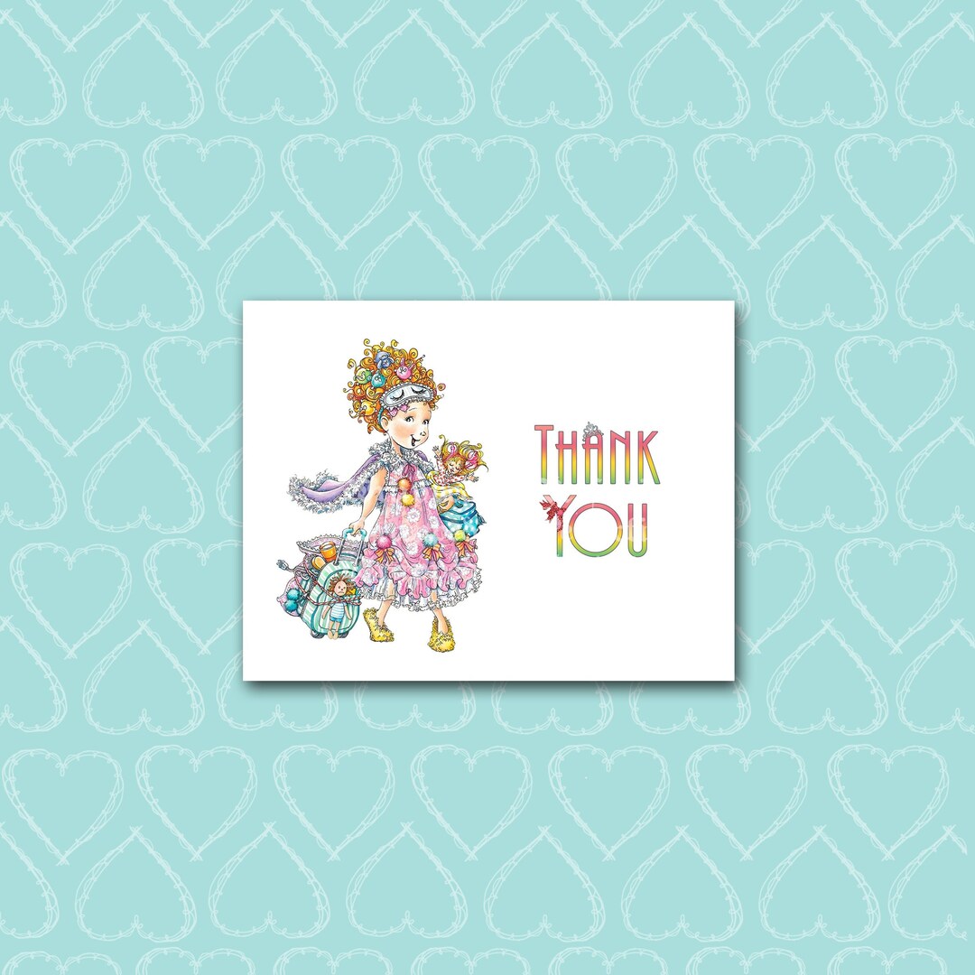 Fancy Nancy Thank You Cards: Sleepover Party, Set of 10 - Etsy