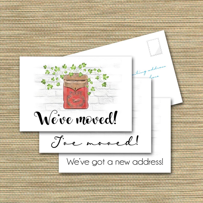 Moving Post Card / Starfish Beach New Home New Address - Etsy