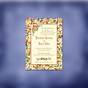 Renaissance Favor Box, Personalized Unique Medieval Wedding Favor ...