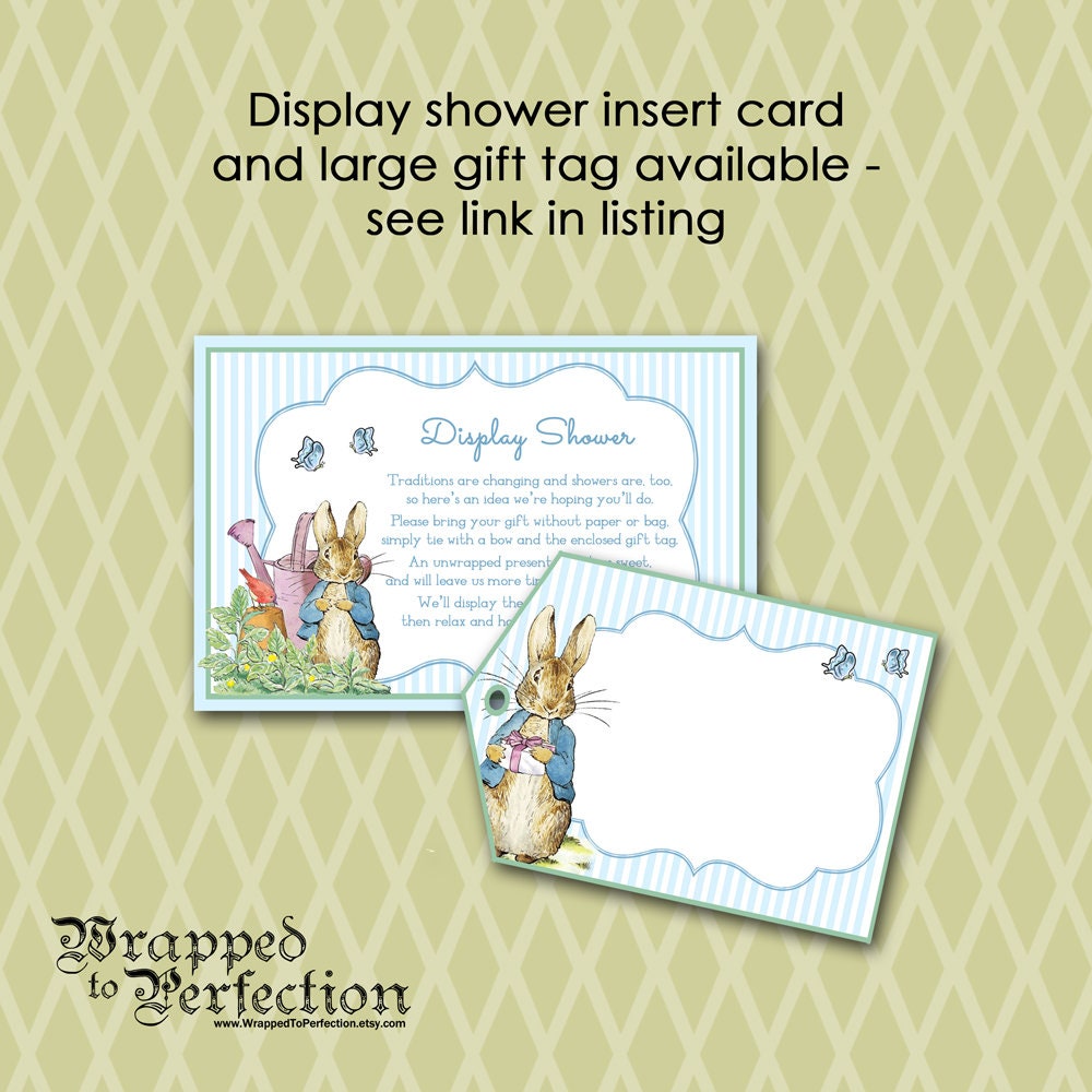 Baby Shower Games / PETER RABBIT / Bunny / Word Search, Bingo, Nursery ...