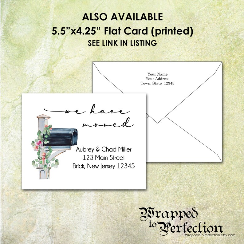 Moving Post Card / Starfish Beach New Home New Address - Etsy